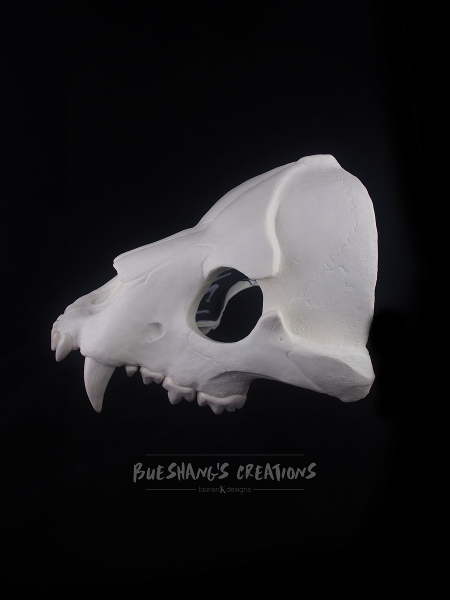 Bear Skull Mask - Half – Bueshang's Creations