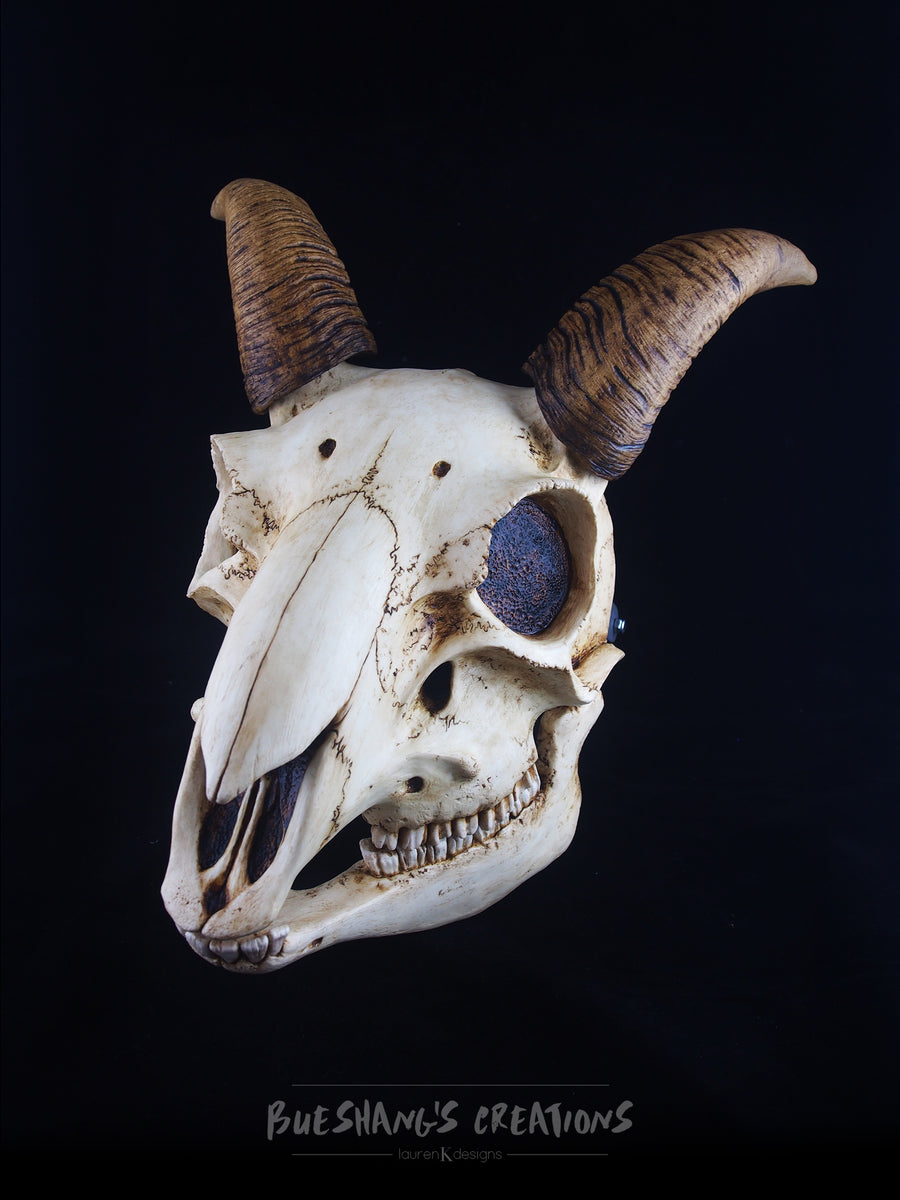 Goat Skull Mask - Full – Bueshang's Creations